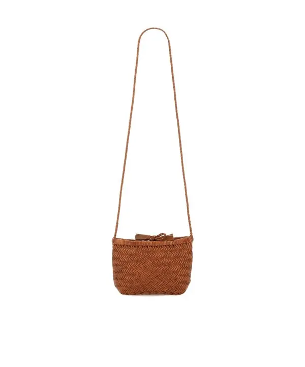 Dragon Diffusion Minsu Handwoven Shoulder Bag - Brown