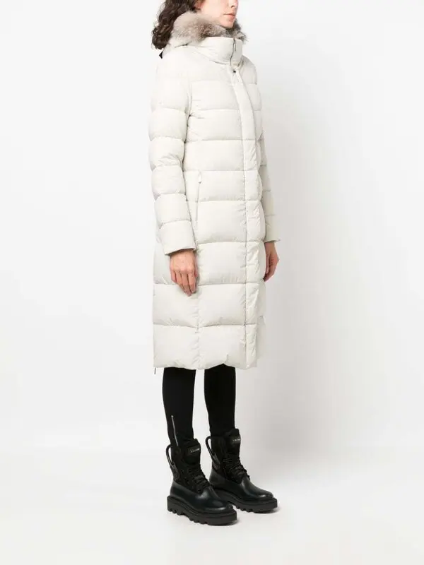 MOORER Coats Ivory