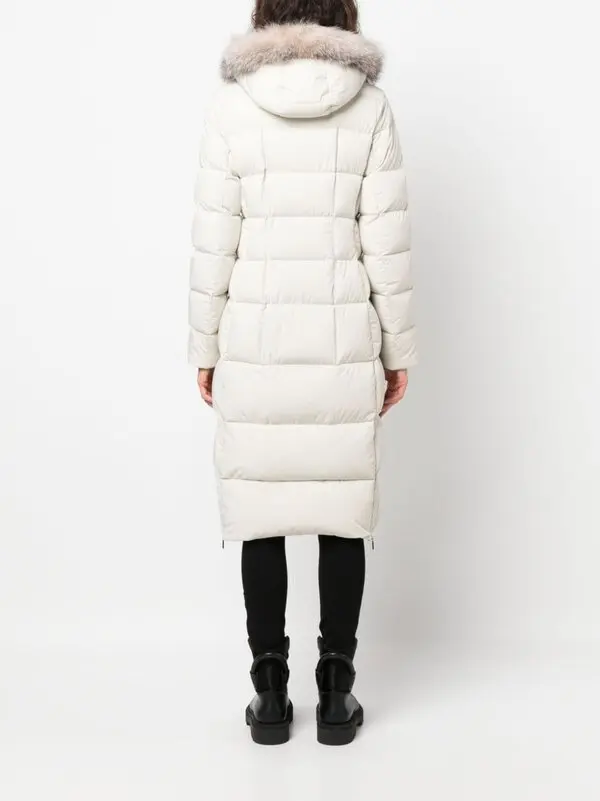 MOORER Coats Ivory