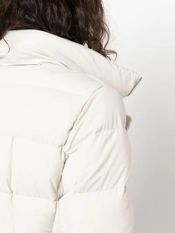 MOORER Coats Ivory