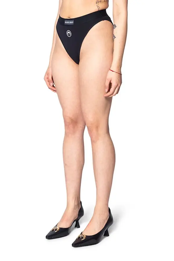 MARINE SERRE Moon Logo Stretched Jersey High-waist Briefs