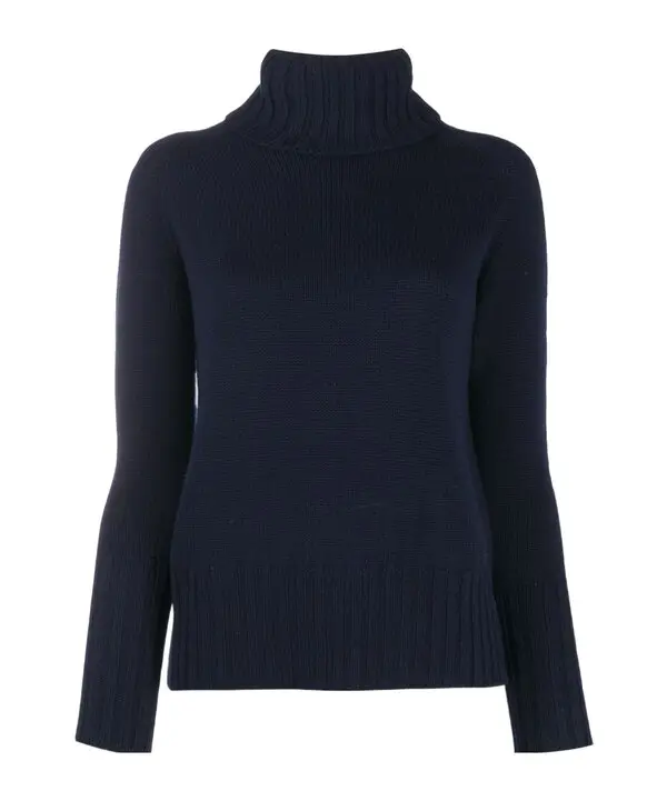 DRUMOHR Long-sleeve High-neck Sweater - Blue