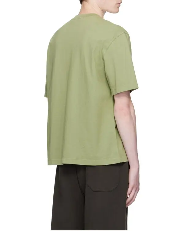 Stone Island Logo Patch Short Sleeve T-shirt - Sage Color