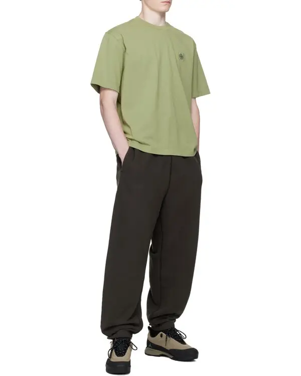 Stone Island Logo Patch Short Sleeve T-shirt - Sage Color