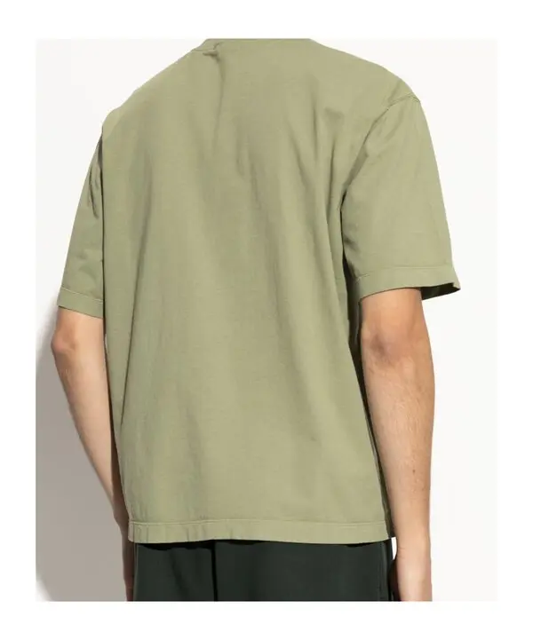 Stone Island Logo Patch Short Sleeve T-shirt - Sage Color
