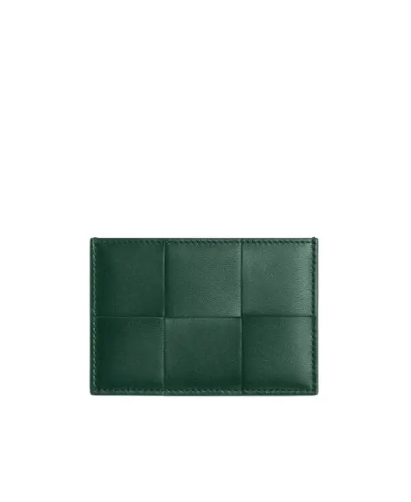 Bottega Veneta Cassette Credit Card Case - Green