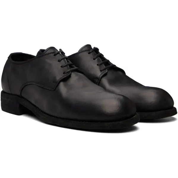 Guidi 992x Lace-up Round Toe Shoes