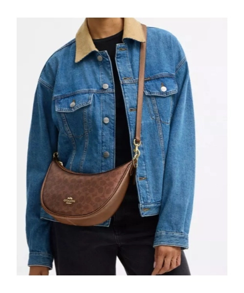 COACH Aria Shoulder Bag In Signature Canvas