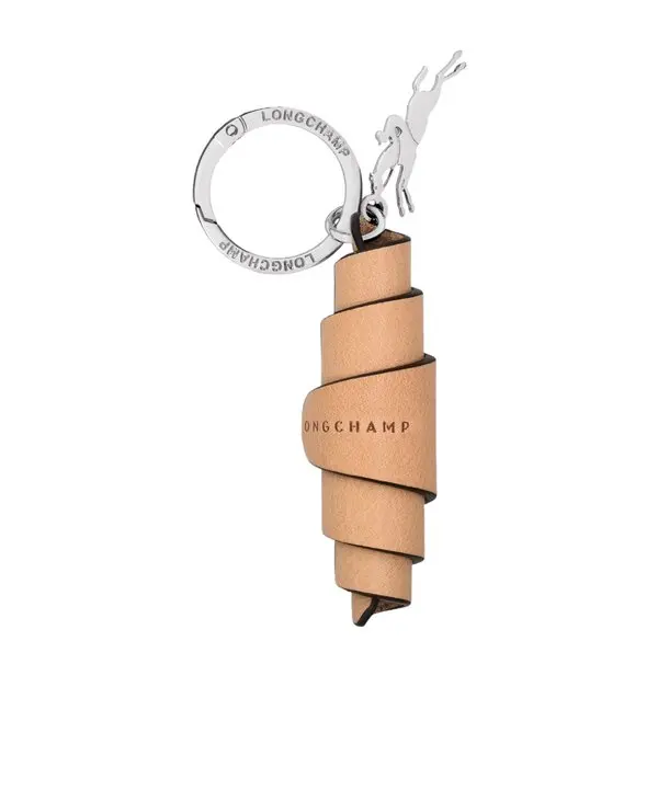Longchamp Leather Key Ring - Vegetal