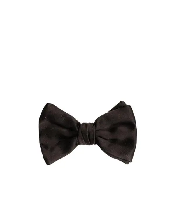 Giorgio Armani Adjustable Bow Tie - Black
