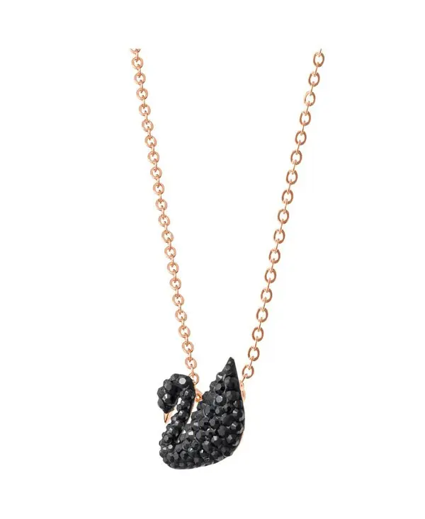 SWAROVSKI Black Swan Pendant Necklace