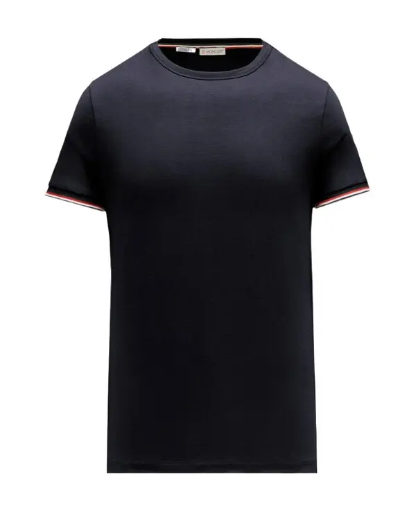 Moncler Cotton T-shirt - Night Blue