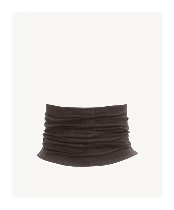 Saint Laurent Knit Hat, Headband, And Choker Set
