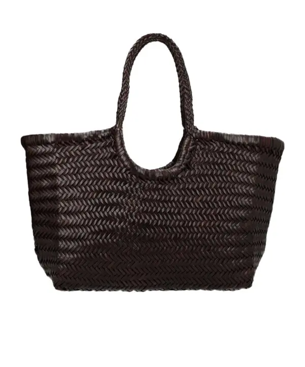 Dragon Diffusion Nantucket Woven Tote Bag - Dkbrown