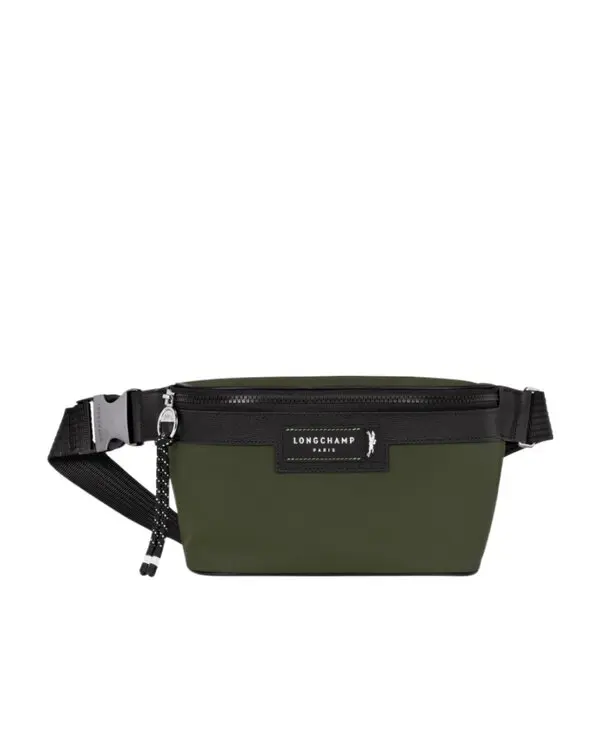 Longchamp X Econyl Medium Le Pliage Energy Canvas Belt Bag - Green