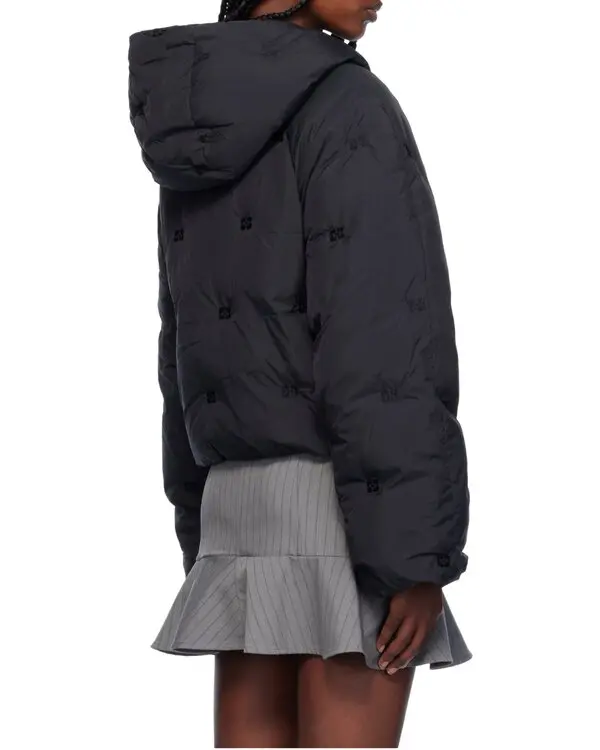 GANNI Short Tech Puffer Jacket