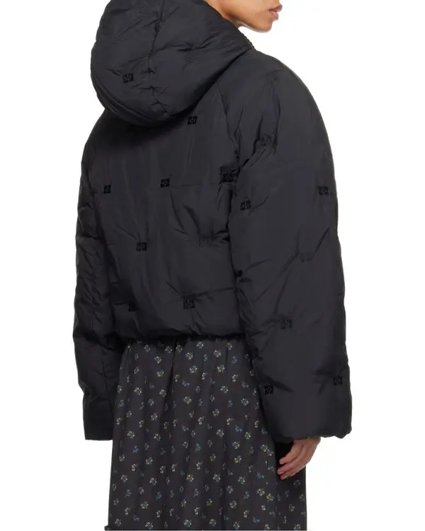 GANNI Short Tech Puffer Jacket