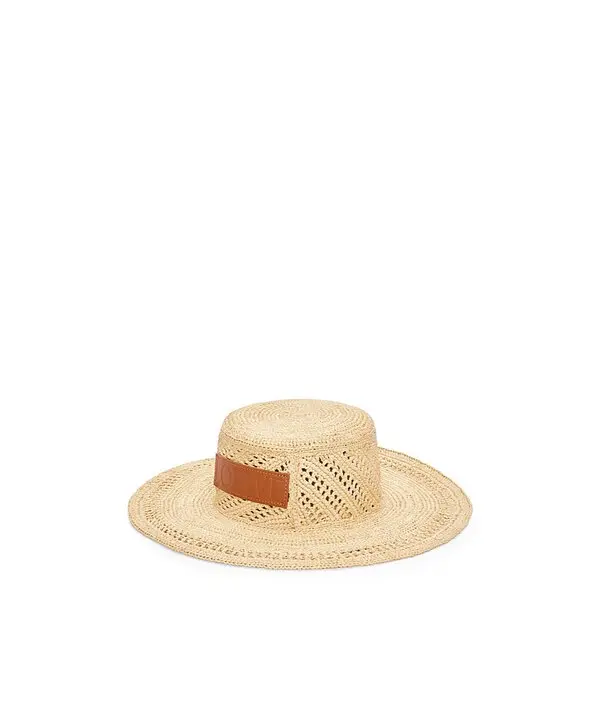 Loewe Logo Embossed Fisherman Hat - Nude
