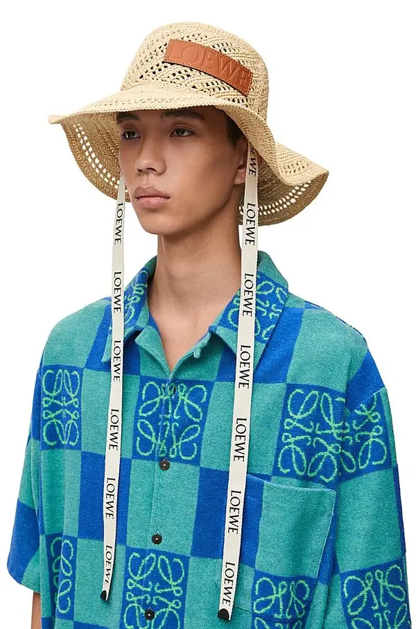 Loewe Logo Embossed Fisherman Hat