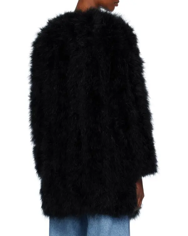 YVES SALOMON Feather Jacket - Black
