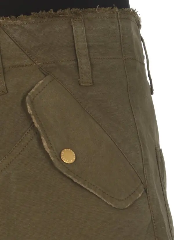 DARKPARK Distressed Wide-leg Cargo Jeans