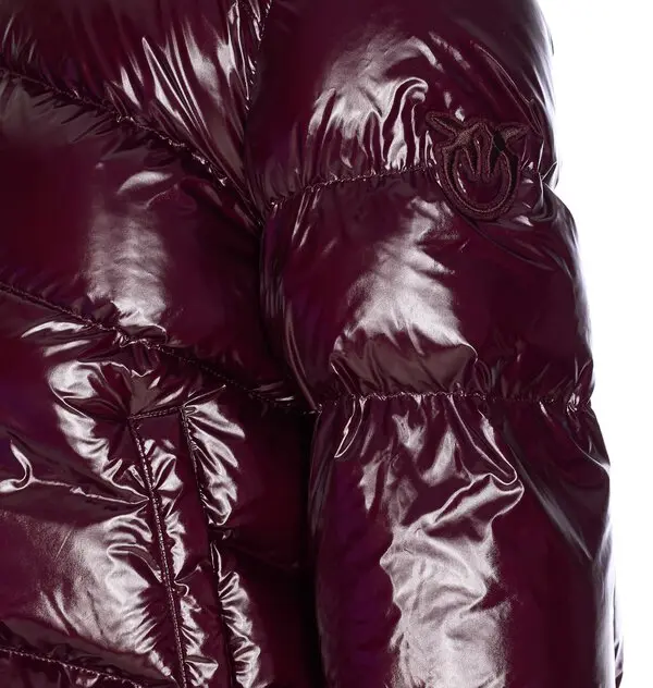 Pinko Long-sleeved Zip-up Down Jacket