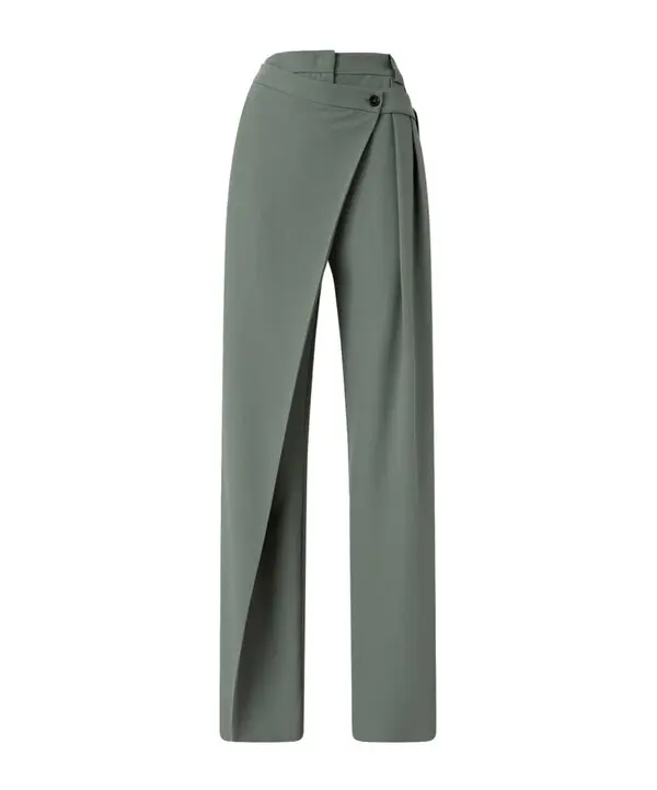 Pinko Wrap-front Pleated Trousers
