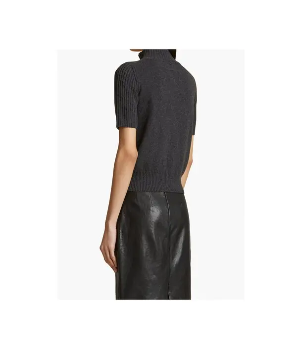 Khaite Cecil Mock-neck Knitted Sweater