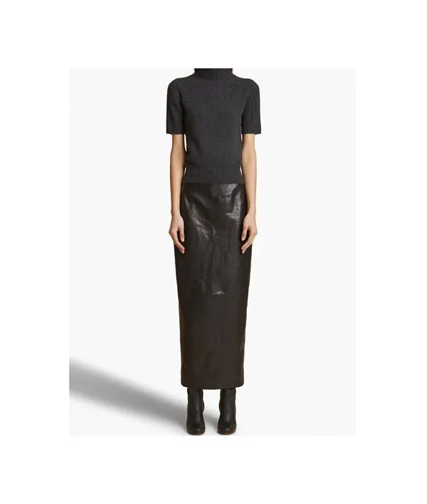 Khaite Cecil Mock-neck Knitted Sweater