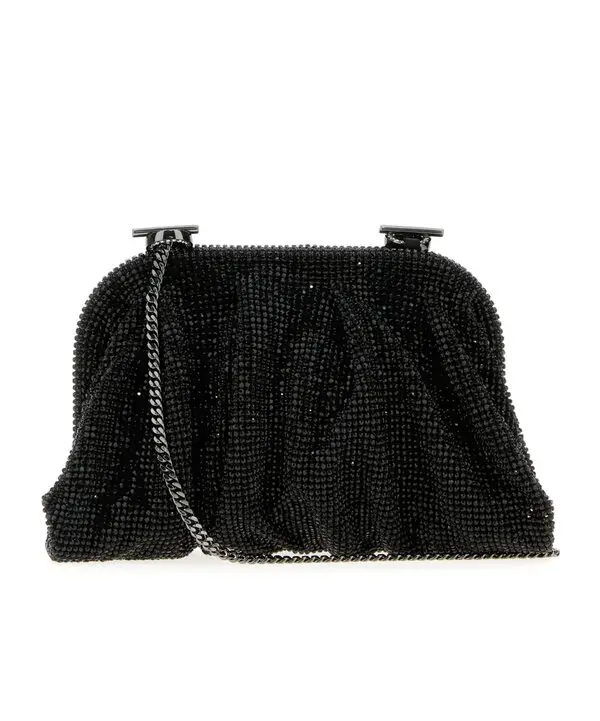 Benedetta Bruzziches Embellished Clutch Bag - Black