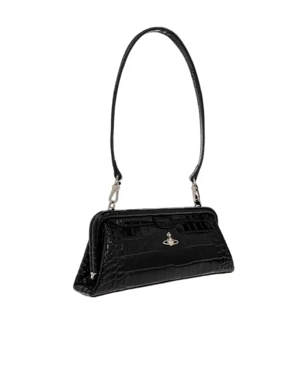 VIVIENNE WESTWOOD Orb Plaque Embossed Shoulder Bag