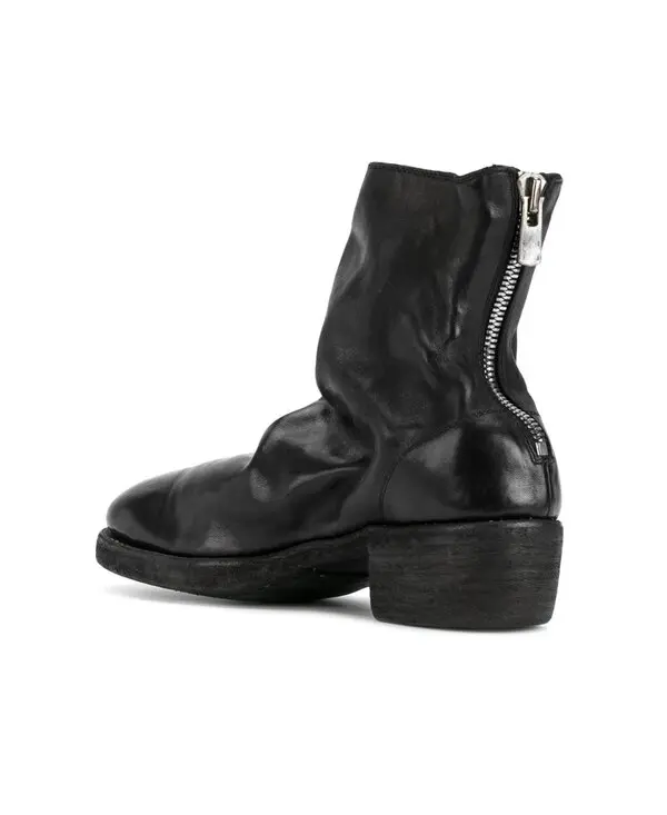 Guidi Soft Zipped Ankle Boots