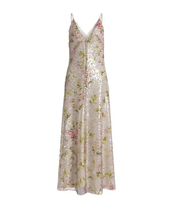 Alberta Ferretti V-neck Dress - Ivory