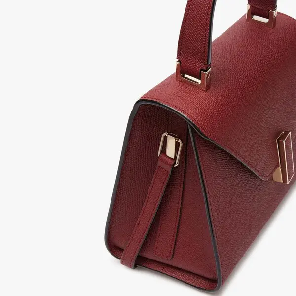 VALEXTRA Iside Foldover Mini Top Handle Bag