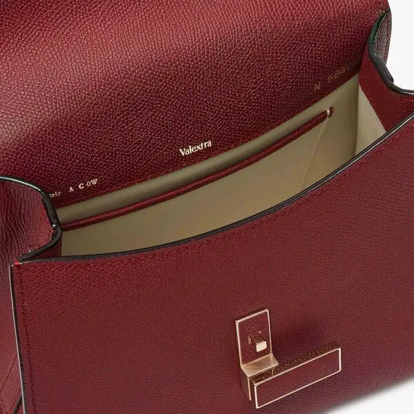 VALEXTRA Iside Foldover Mini Top Handle Bag