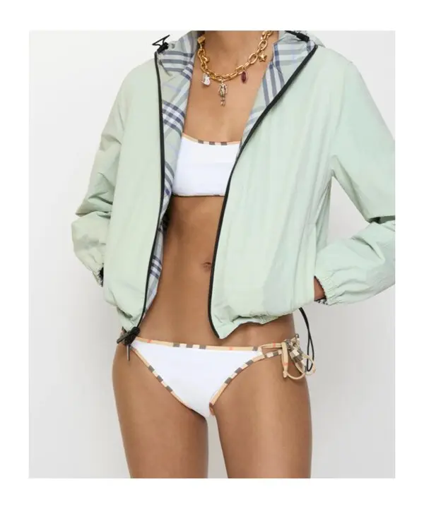 Burberry Check Trim Bikini Briefs