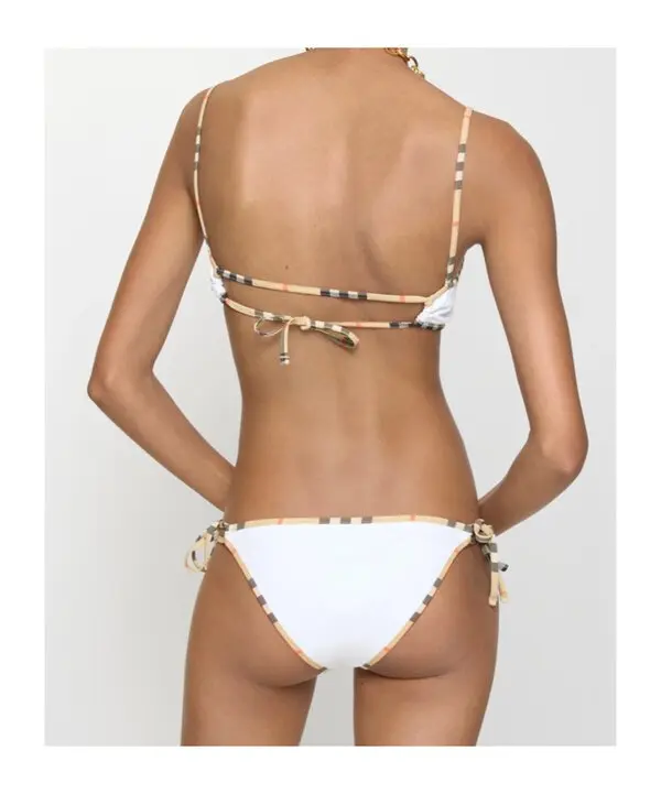 Burberry Check Trim Bikini Briefs