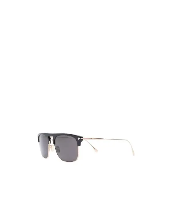 TOM FORD Lee Square-frame Tortoiseshell Sunglasses - Gray