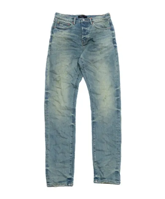 PURPLE BRAND Distressed Faded Jeans - Green