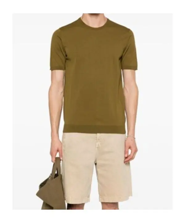 ROBERTO COLLINA Short-sleeved Crew Neck T-shirt