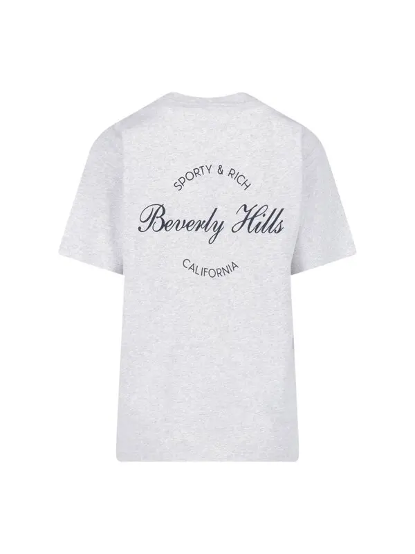 SPORTY  RICH Sporty & Rich Short Sleeve T-shirt