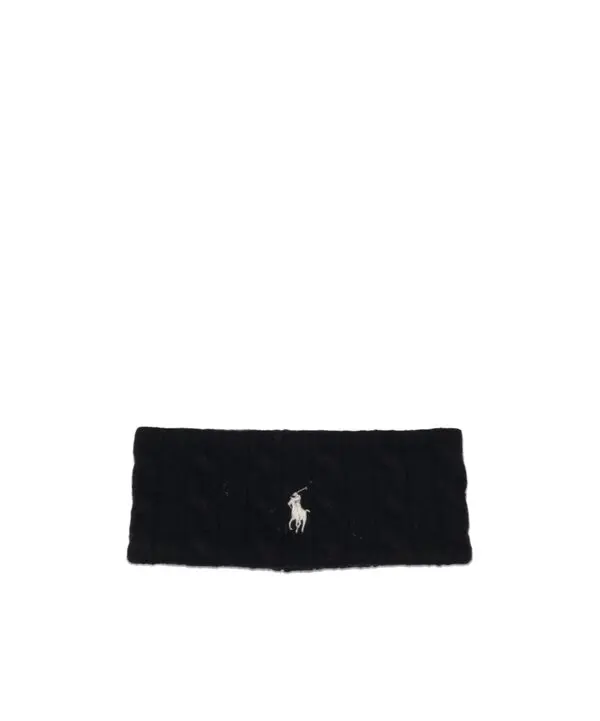 Polo Ralph Lauren Cable-knit Headband - Black