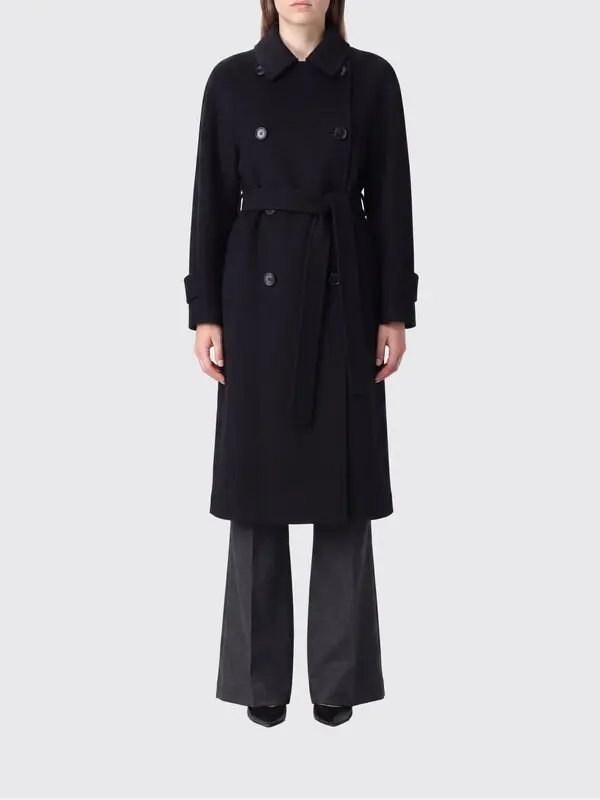 Max Mara Samanta Double-breasted Belted Coat