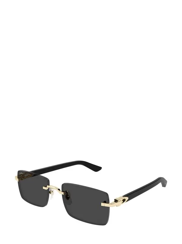 Cartier Frameless Rectangular Sunglasses