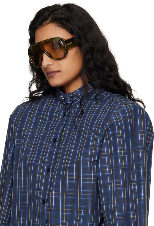 Gucci Aviator Frame Sunglasses