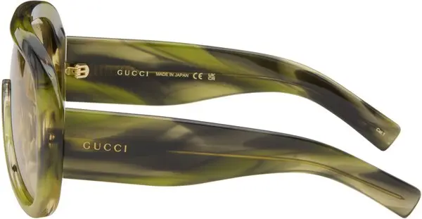Gucci Aviator Frame Sunglasses
