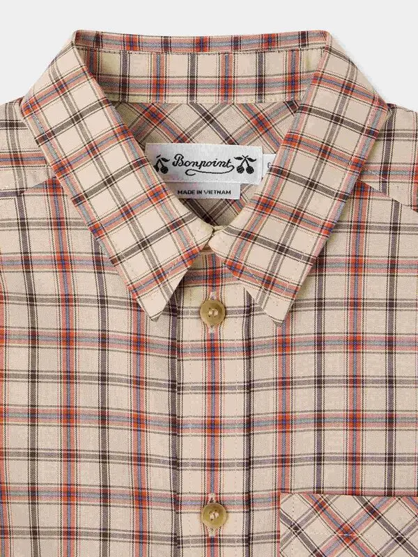 Bonpoint Check-pattern Long Sleeve Shirt