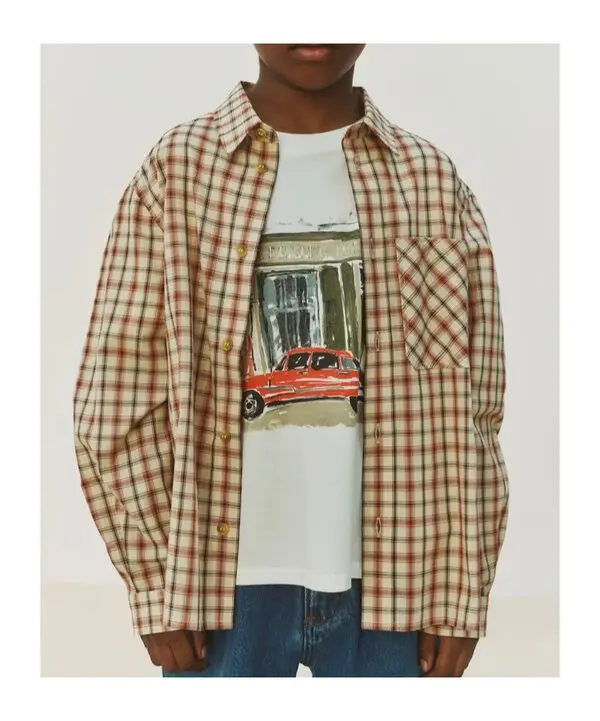 Bonpoint Check-pattern Long Sleeve Shirt