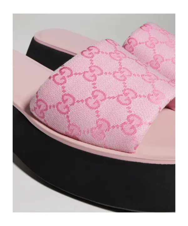 Gucci Flatform Slide Sandal