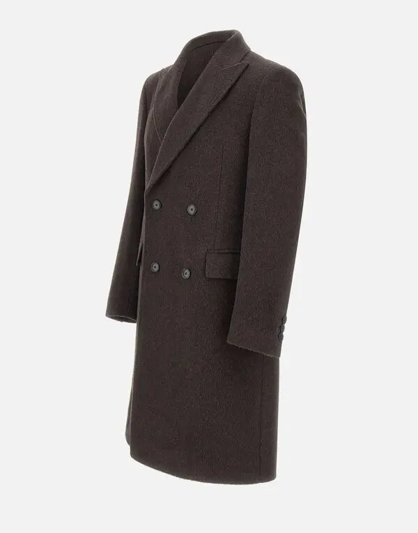 Hugo Boss Double-breasted Long-sleeved Coat